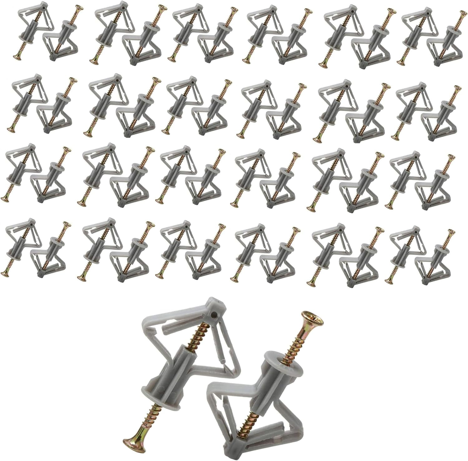 SLGHLSAHG Drywall Anchor Kit Self-Drilling Hollow Wall Anchors ...