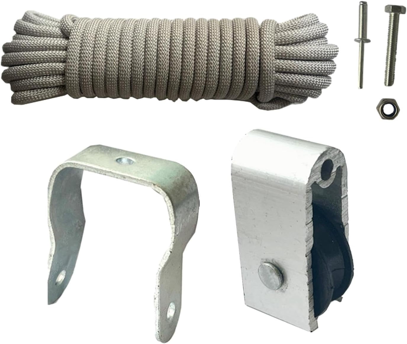 SLGHLSAHG Extension Ladder Rope Pulley Kit 40Feet Rope Simple ...