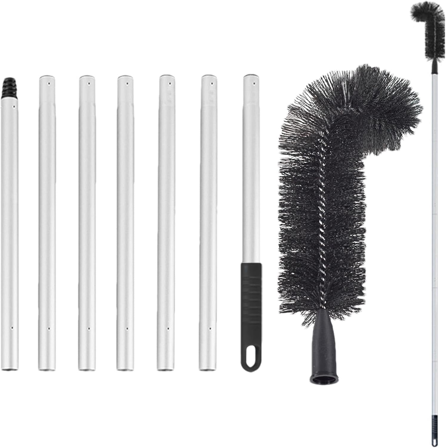 SLGHLSAHG Gutter Cleaning Brush | Extendable Gutter Cleaner | Curved ...