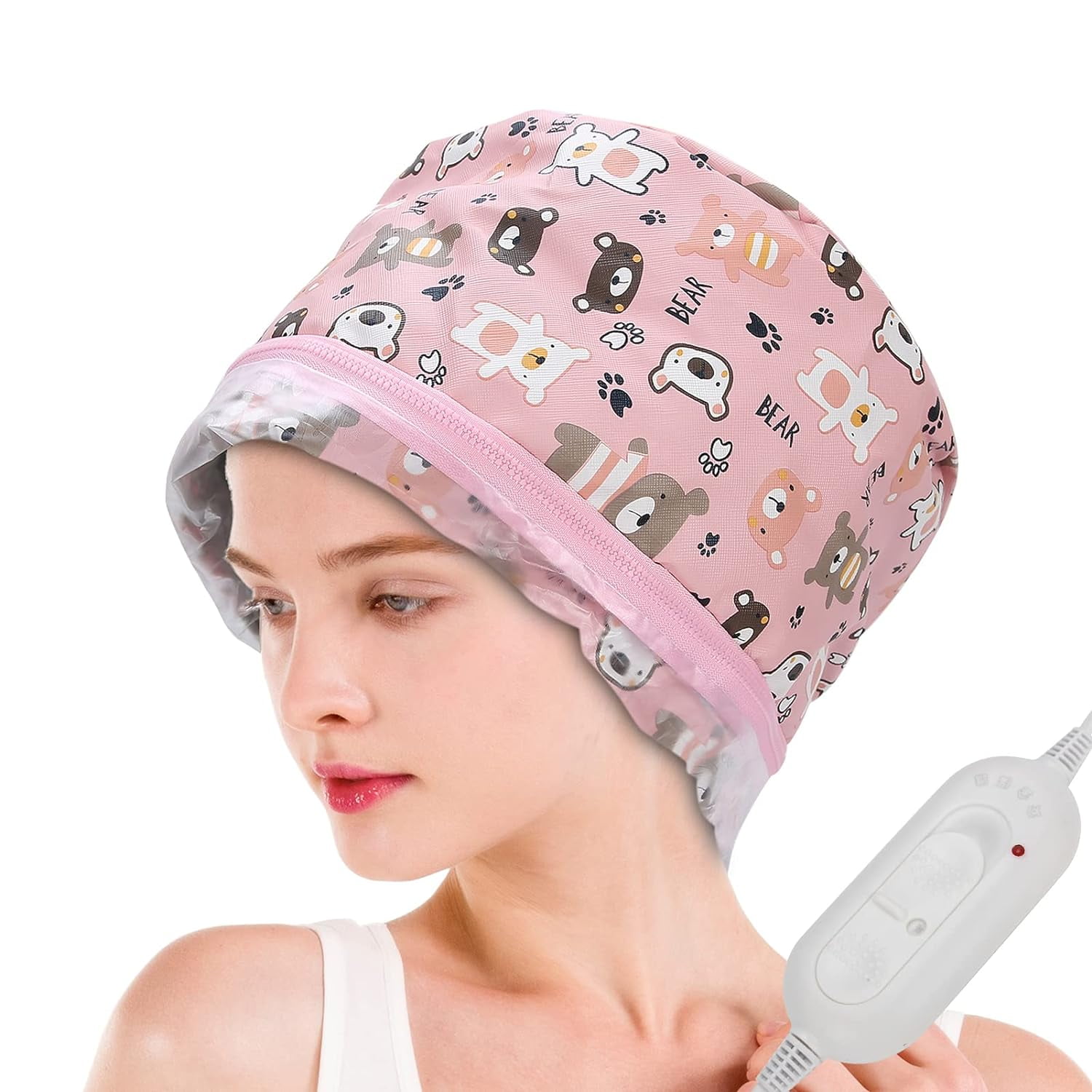 SLGHLSAHG Hair Steamer Heat Cap for Deep Conditioning, Thermal Steamer ...
