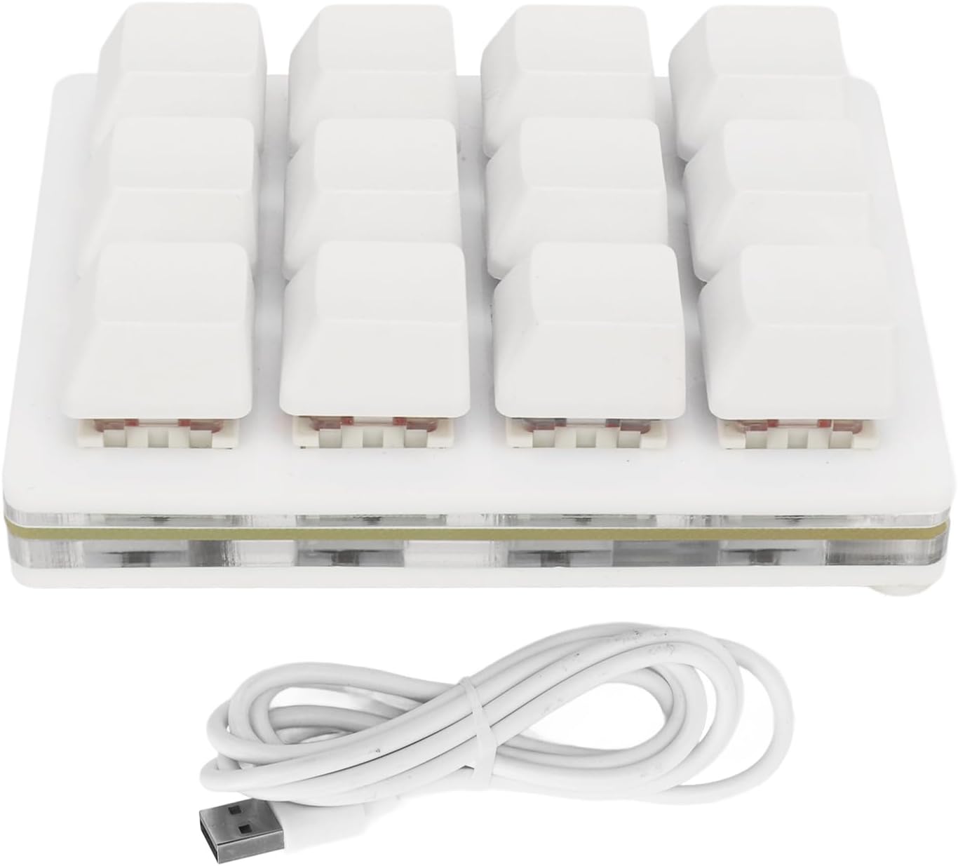 SLGHLSAHG Hot Swappable USB C Mechanical Gaming Keyboard, Ergonomic Design, 12 Key Programmable ...