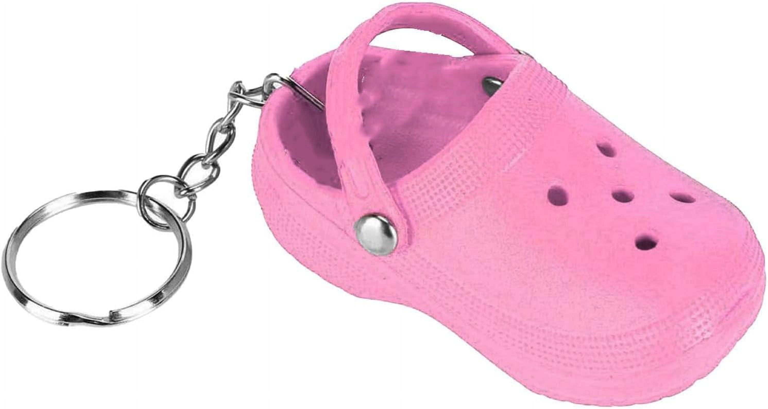 SLGHLSAHG Mini Slipper Keychain Cute Silicone Shoe Key Buckle Colors ...