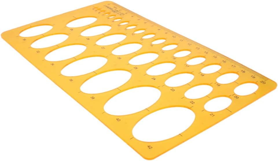 SLGHLSAHG Oval Templates, Plexiglass Drawing Template, Measuring ...