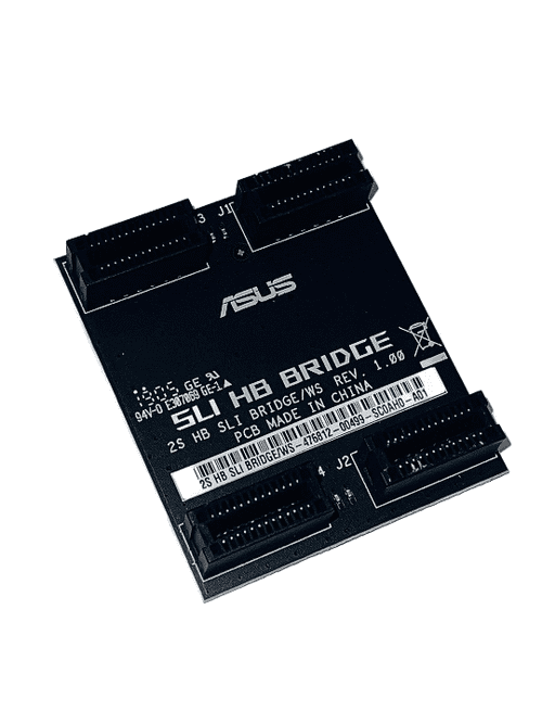 SLI HB Bridge 2s Bridge/ws rev. 1.00 PCB 94V-0 E307069 GE-1, Black ...