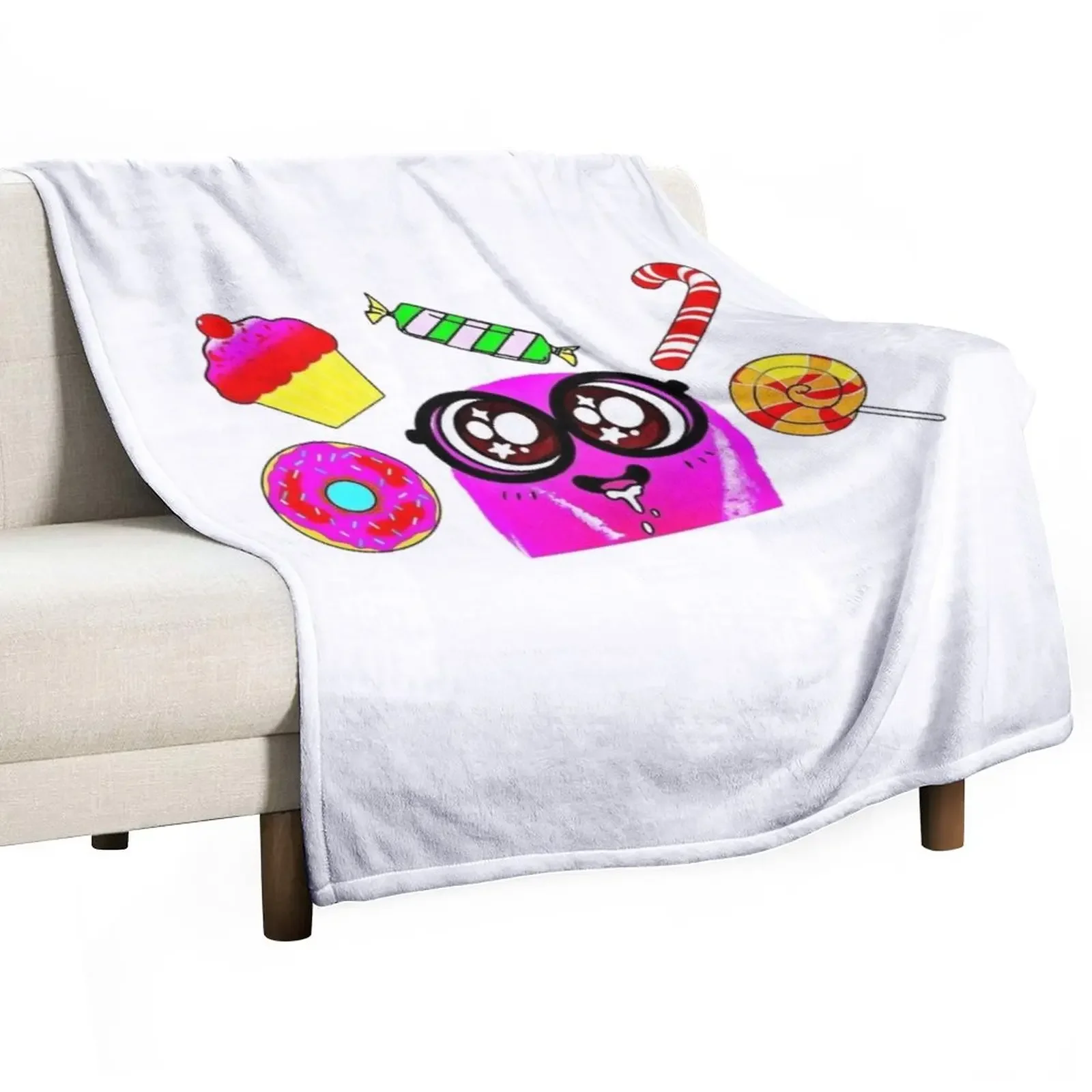 SLICK SLIME SAM Throw Blanket blankets and throws Custom manga Blankets ...