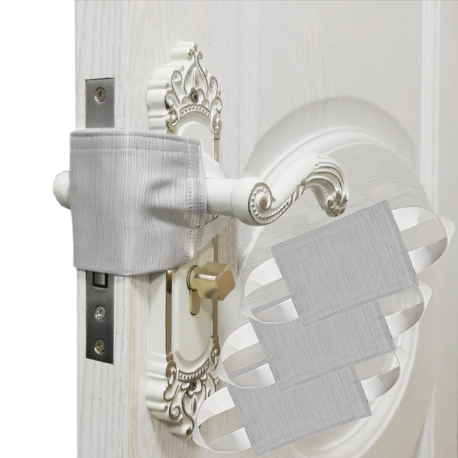 SLIFEOW Door Silencer & Baby Door Latch Cover - Quiet Close Cushion ...