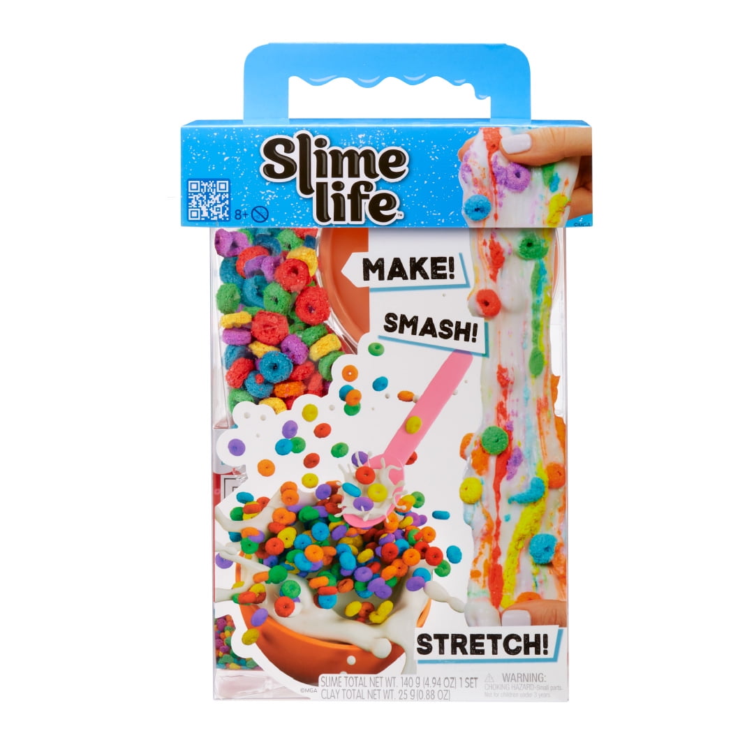 Slime Life Bowl of Fruity Cereal DIY Slime Kit, Make, Smash, and ...