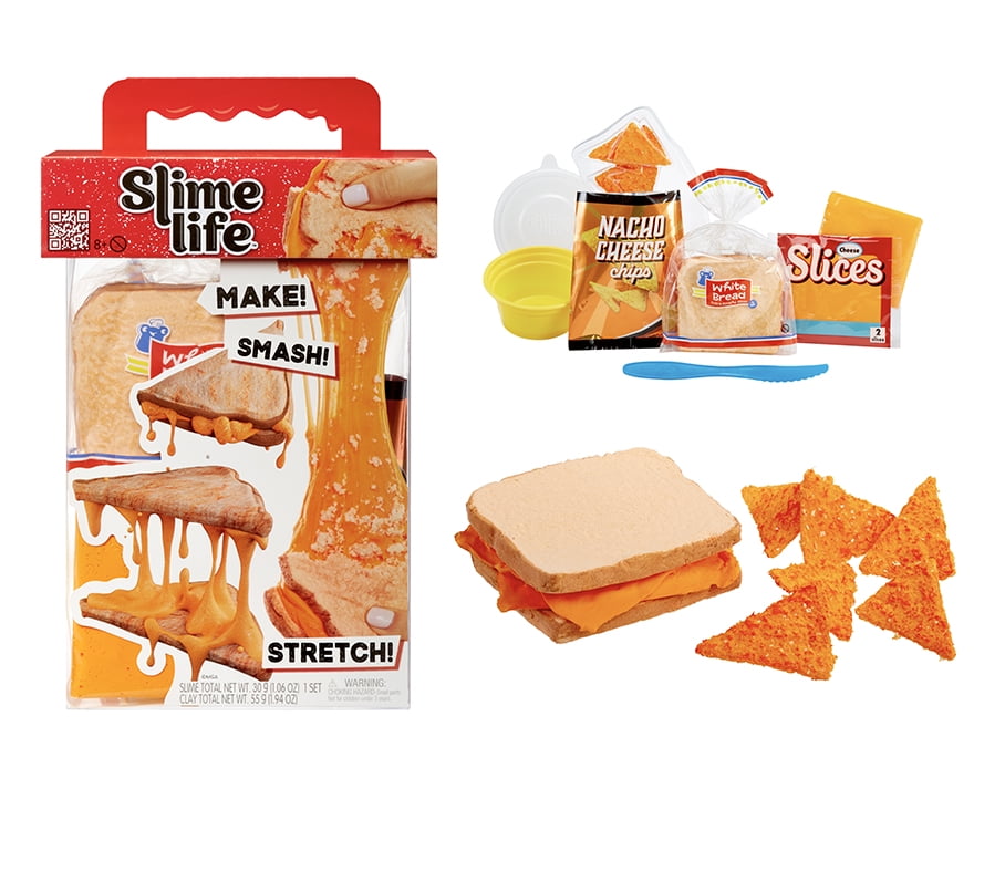Slime Life Grilled Cheese with Chips DIY Slime Kit, Make, Smash, and ...