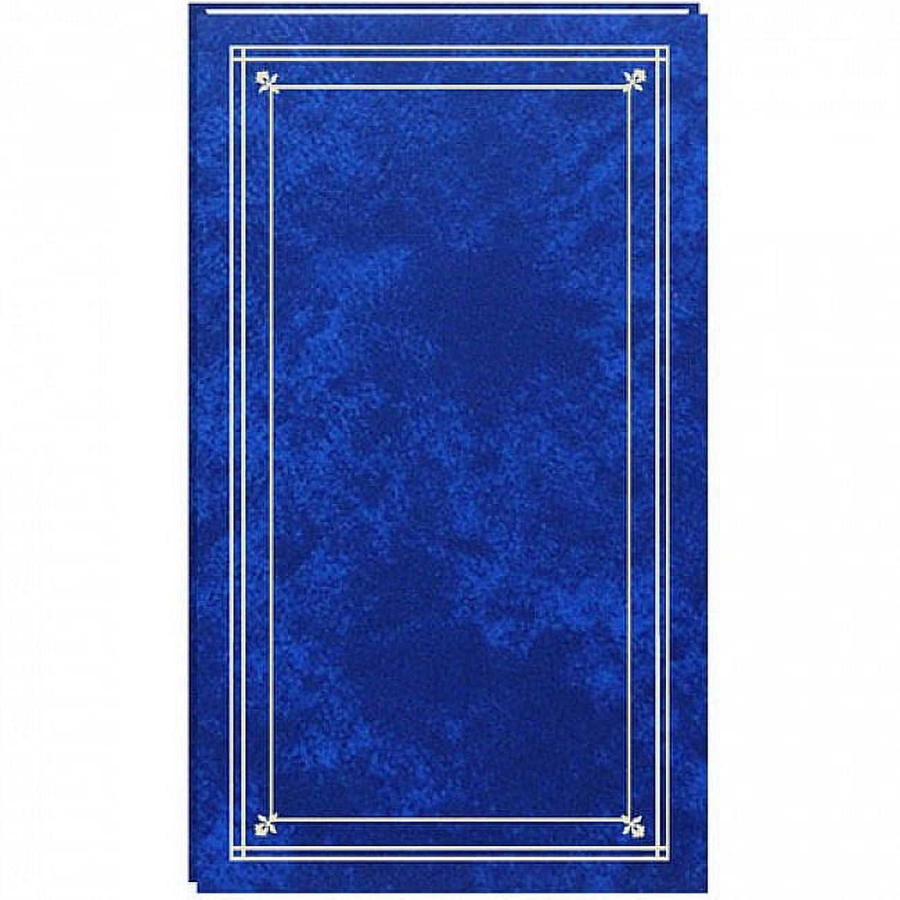 SLIMLINE Post-Bound Royal-Blue fold-out 4x6 pocket page album - 4x6 ...