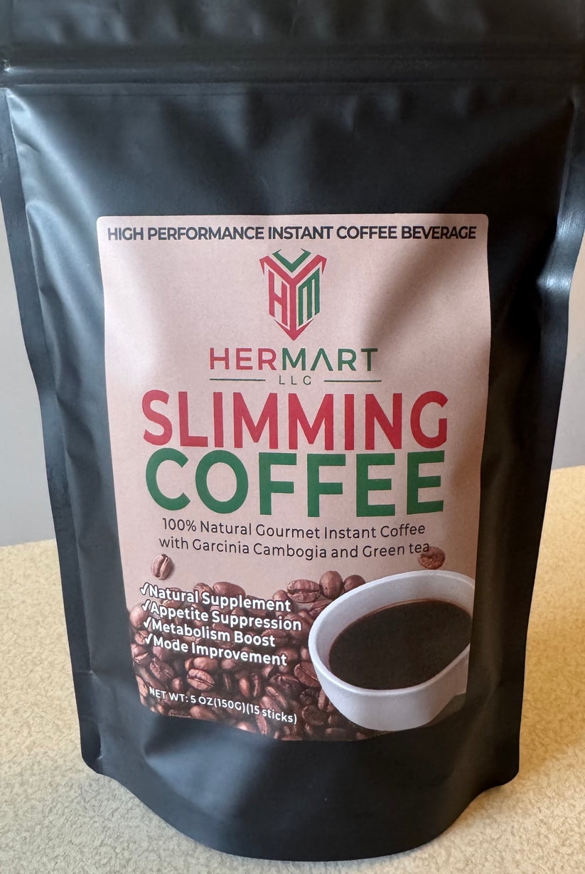 SLIMMING COFFEE 100% Natural Gourmet Instant Coffee with Garcinia ...