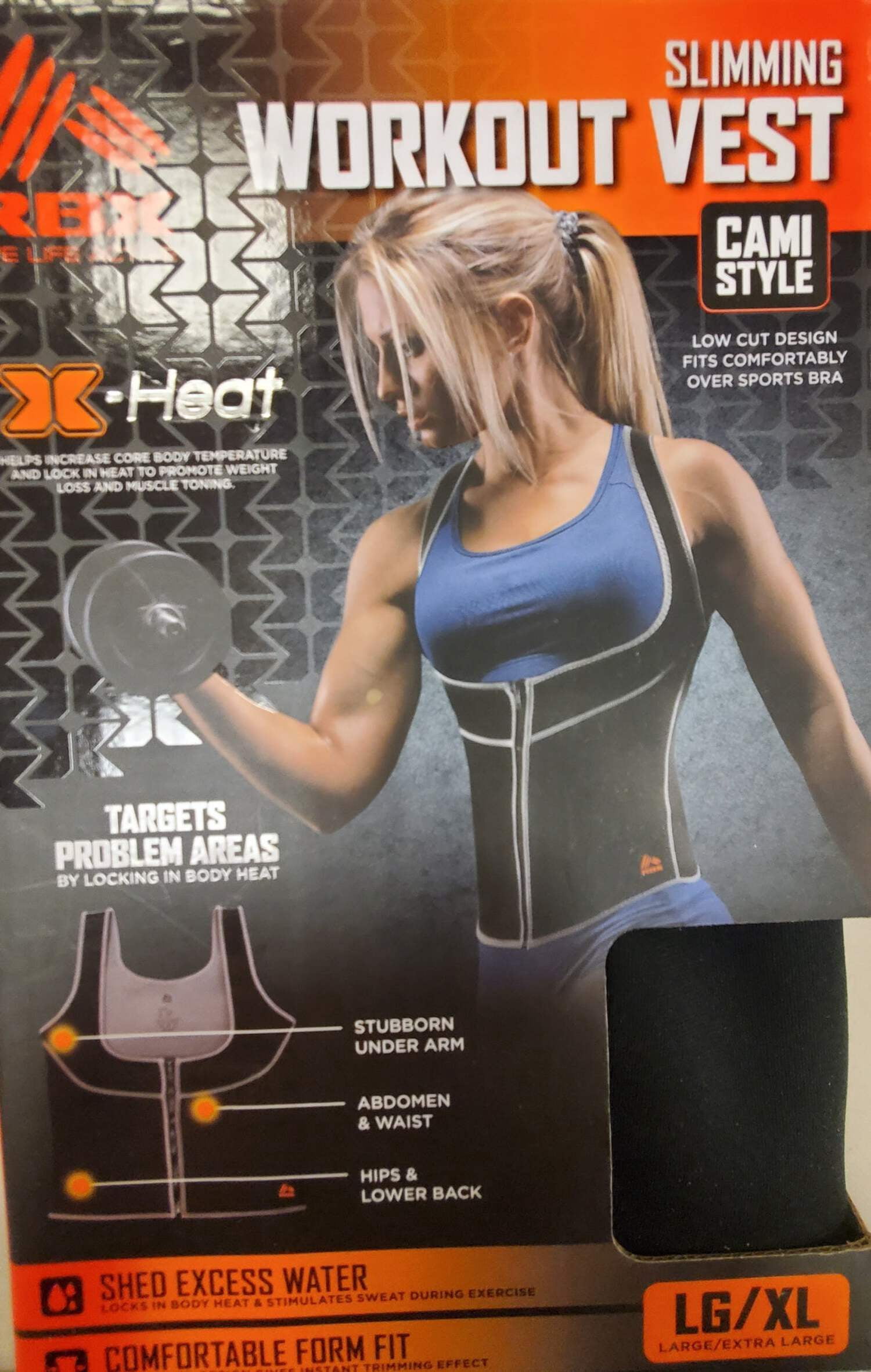 SLIMMING WORKOUT VEST LARGE - Walmart.com