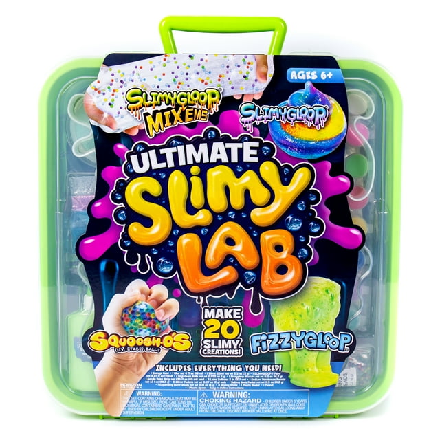 SLIMYGLOOP Ultimate Multicolor Slimy Laboratory, 4-in-1 Slime ...