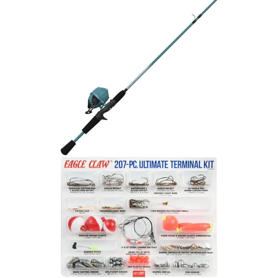SLINGSHOT COMBO + Eagle Claw Terminal Tackle Kit, with Assorted Tackle - Walmart.com