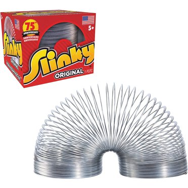 Just Play Slinky Jr. the Original Walking Spring Toy, 5-pack Small ...