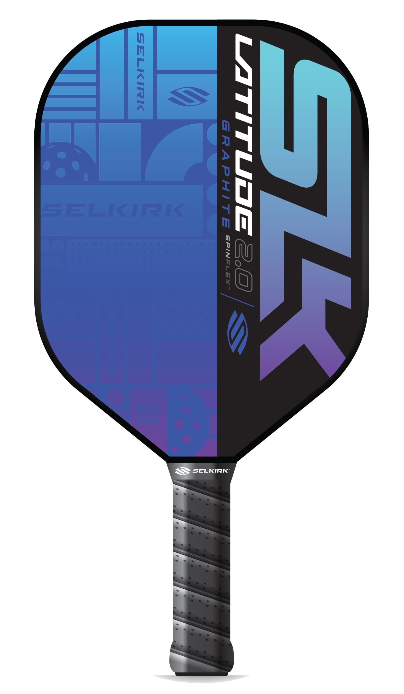 Selkirk Sport SLK Latitude 2.0 Blue Pickleball Paddle, Graphite ...