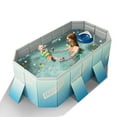SLLINGLUO Foldable Swimming Pool Kiddie Pool Above Ground Pool for ...