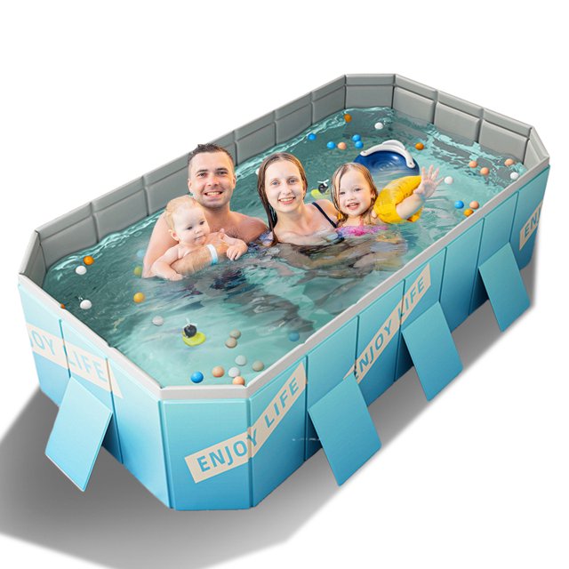 Extra Large SLLINGLUO Foldable Swimming Pool for Kids & Adults, Ideal ...