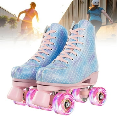 Crazy Skates Retro Adjustable Roller Skates | Comfortable Leatherette ...