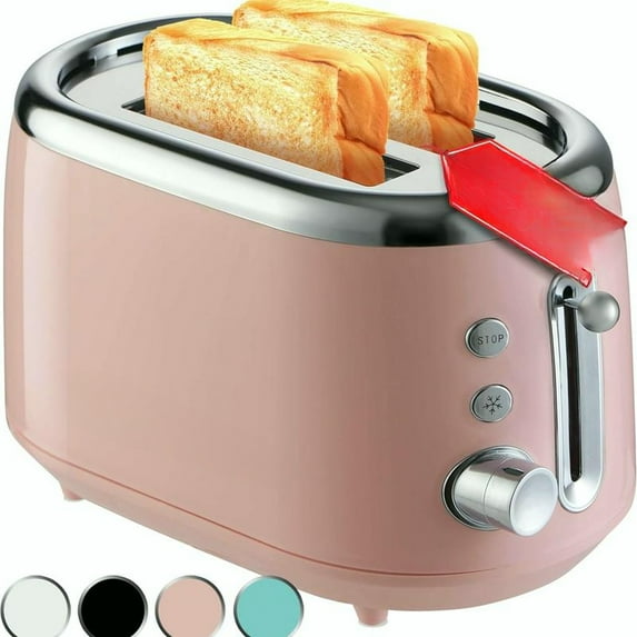 SLLK Retro Toaster 2-piece, household kitchen appliance, can be ...