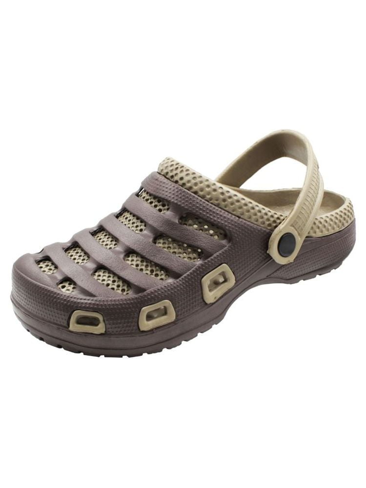 SLM Men's Garden Clogs Perforated Slip On Waterproof Summer Shoes ...