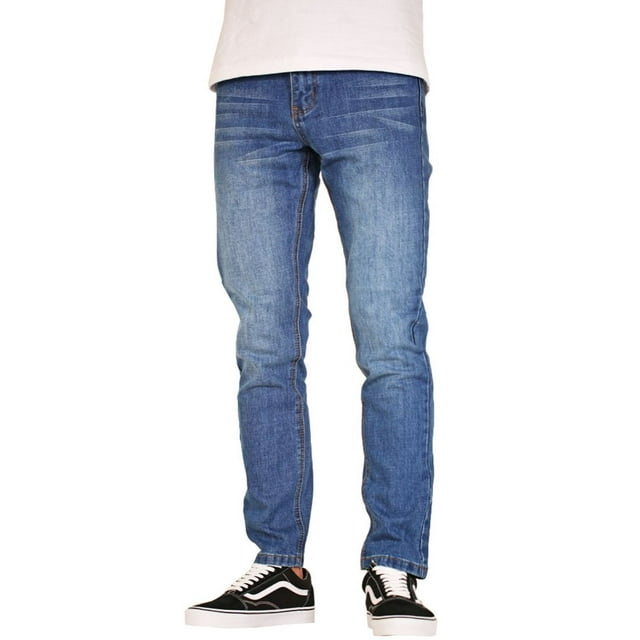 SLM Men's Skinny Jeans Slim Fit Denim Pants - Walmart.com