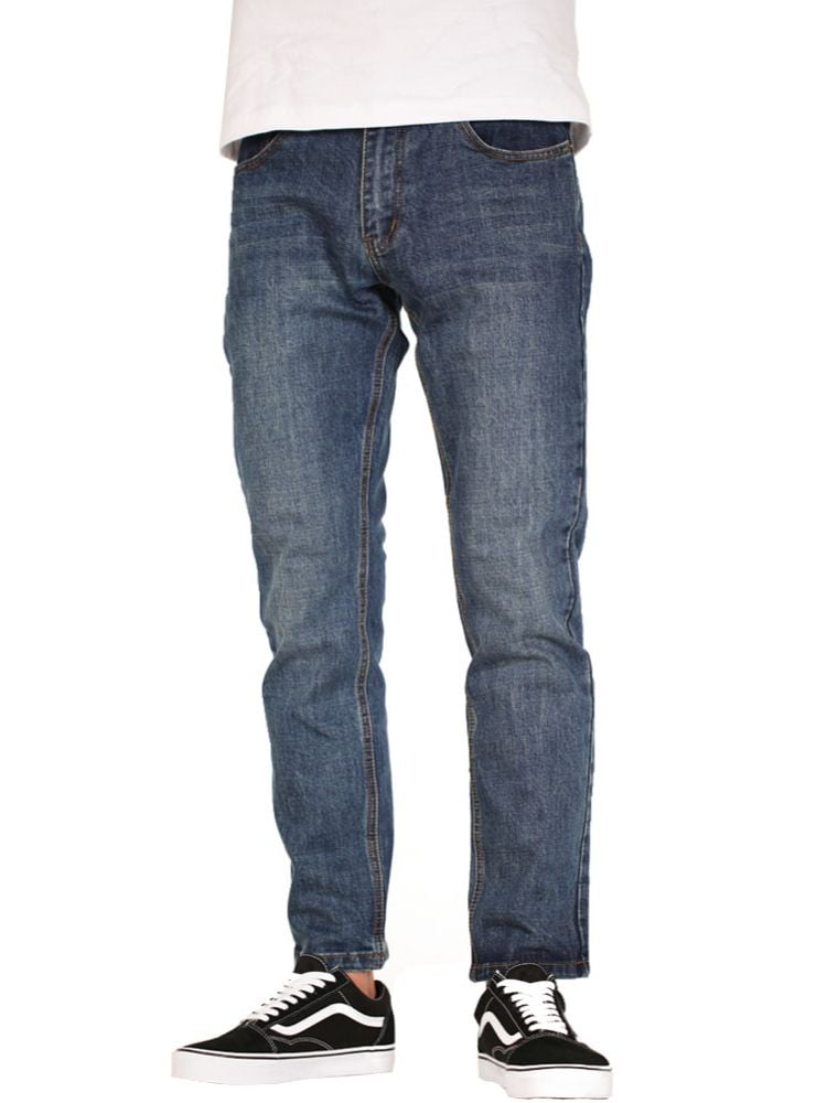 SLM Men's Skinny Jeans Slim Fit Denim Pants - Walmart.com