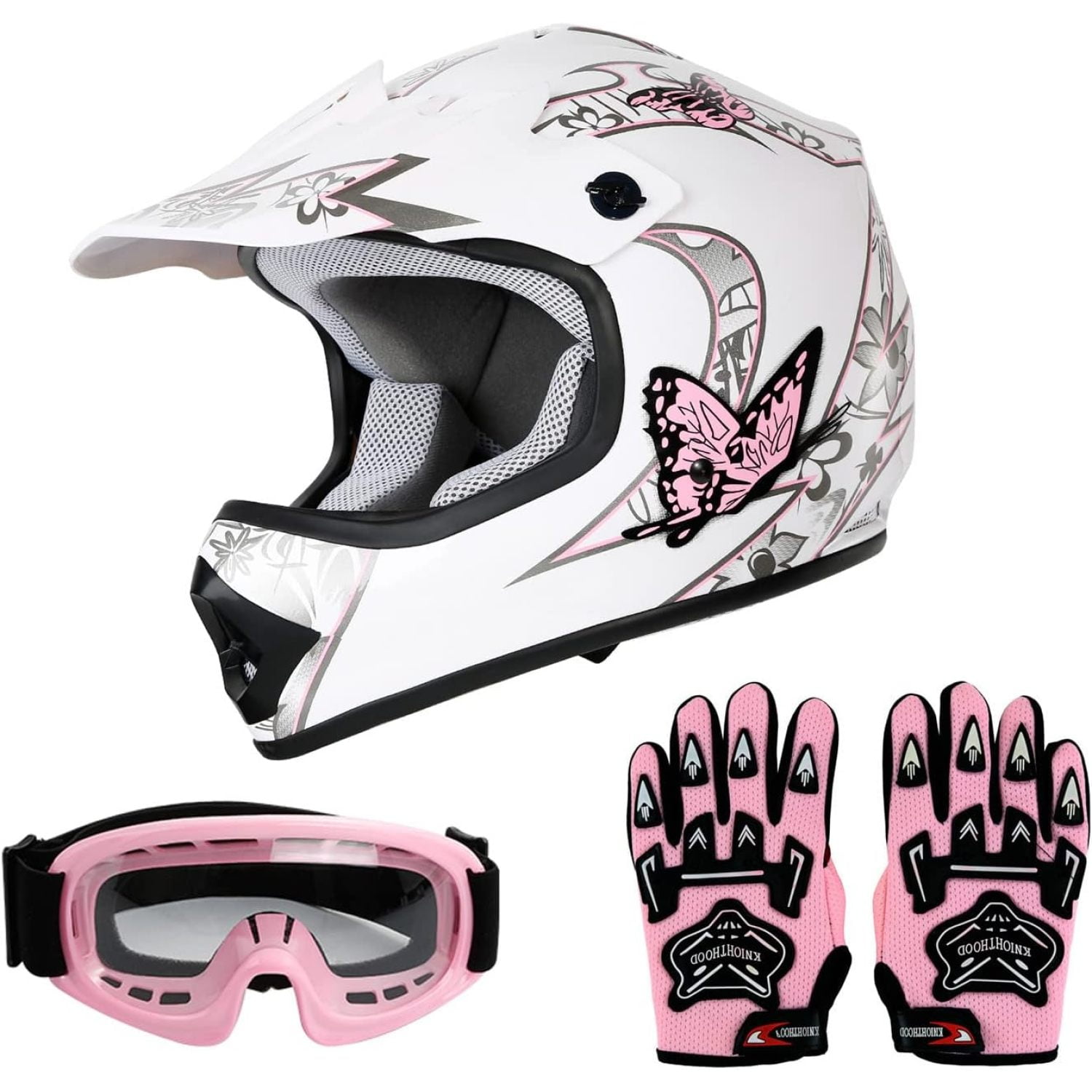 SLMOTO Dot Youth Kids Helmet Motocross Offroad Street Helmet Motorcycle ...