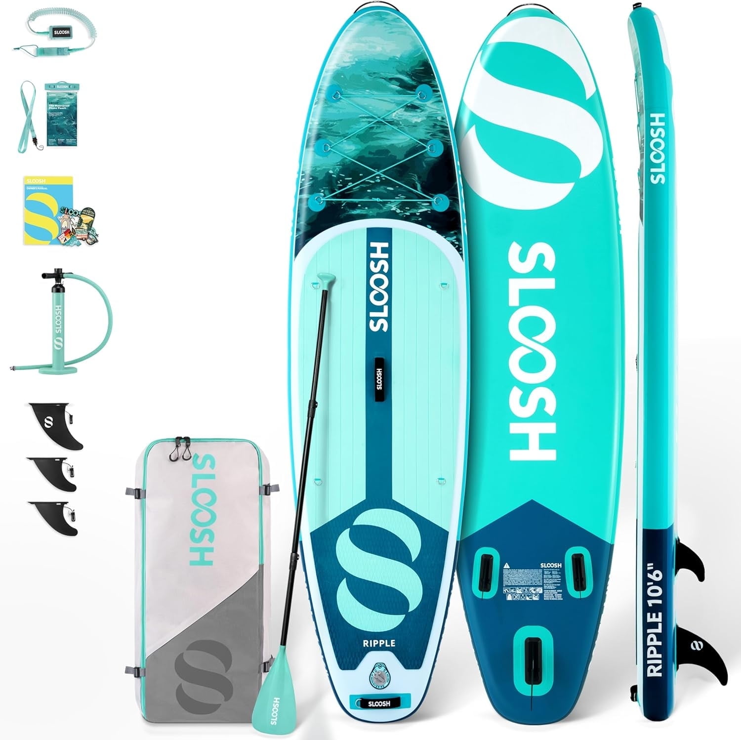 SLOOSH Inflatable Ultra-Light Stand Up Paddle Board for All Skill ...