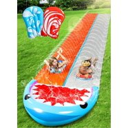 Syncfun 30ft x 6ft Water Slide, Durable with Built-in Sprinkler, 2 ...