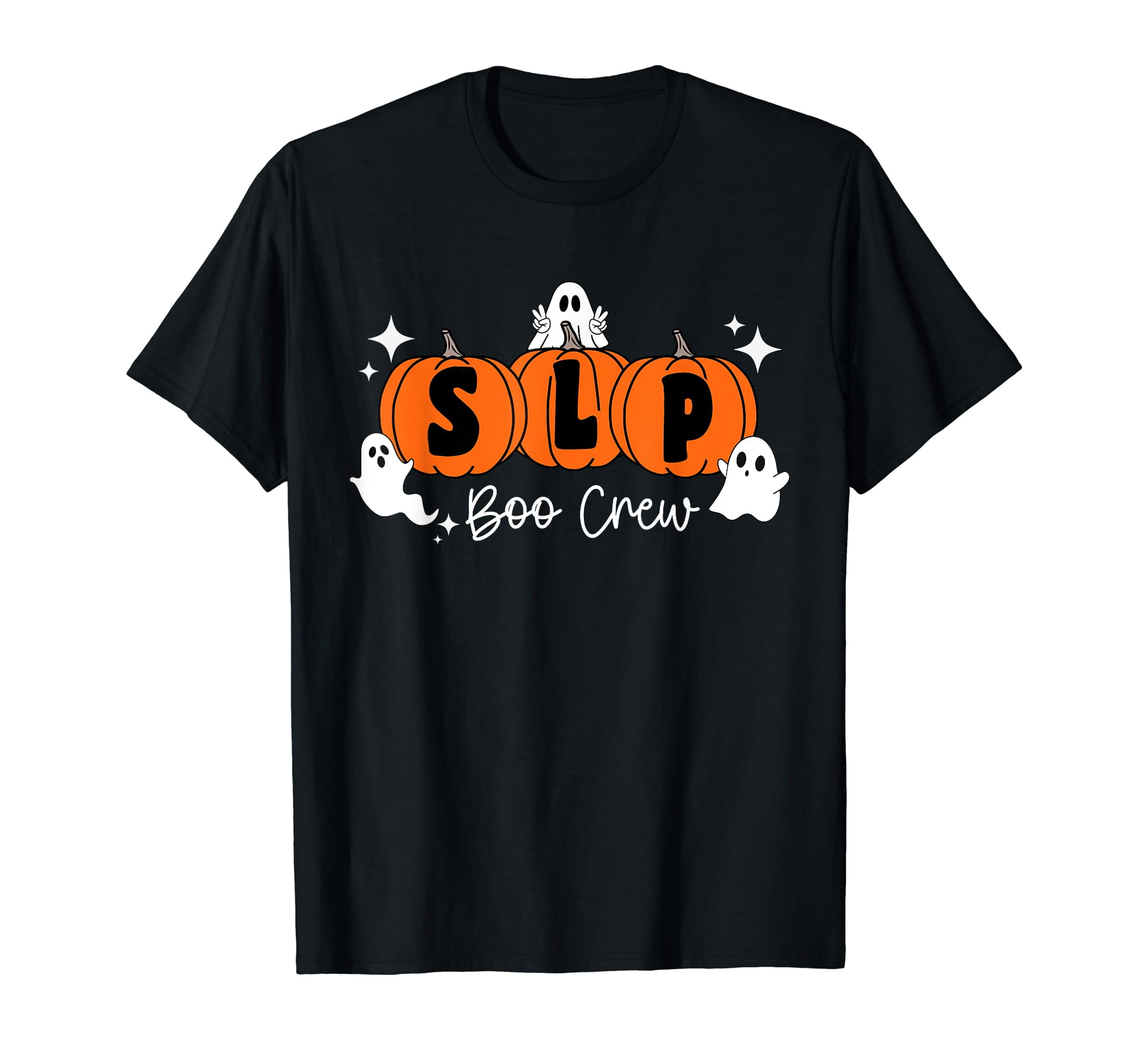 SLP Boo Crew Retro Speech Language Pathologist Halloween T-Shirt ...