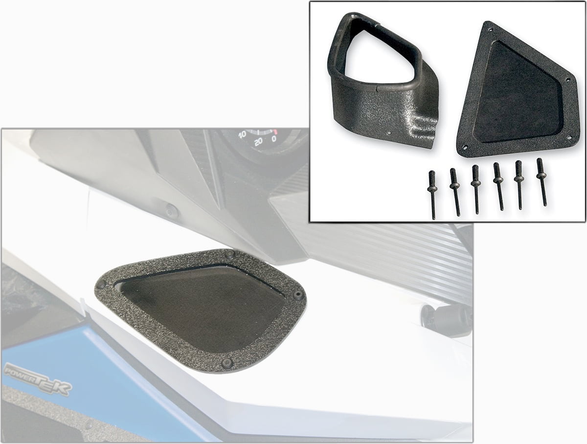 SLP High Flow Airbox Adaptor w/Powder Snow Pre-Filter (14-129 ...