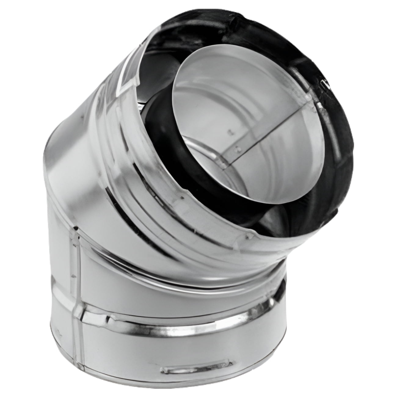 SLP SLP45 45 deg Elbow Elbow Venting Component for Gas Fireplaces ...