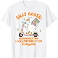 SLP Silly Goose Speech Communication Looks Different Humor Unisex T ...