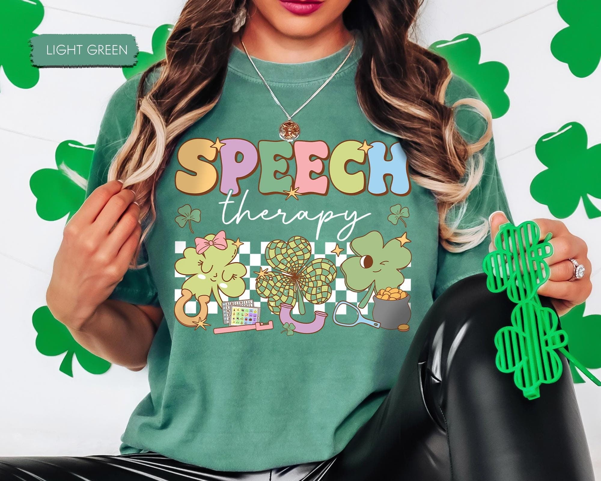 SLP St Patricks Day Shirt, Speech Therapy Shirt, Teacher St Patricks ...