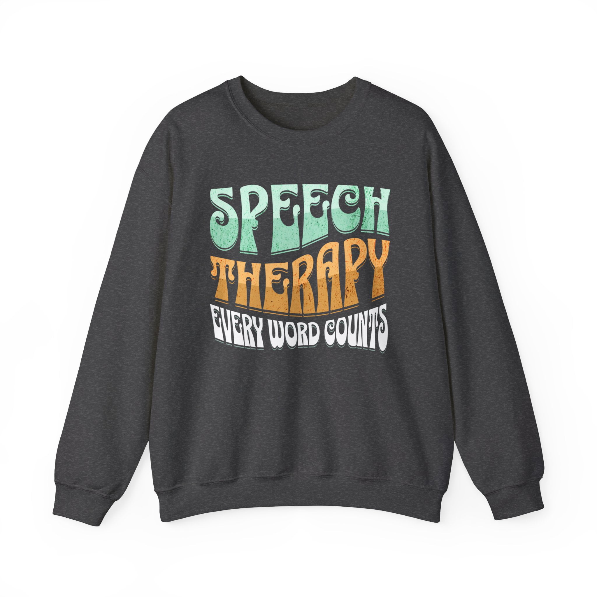 SLP Unisex Sweatshirt, Speech Therapy Every Word Counts - Walmart.com