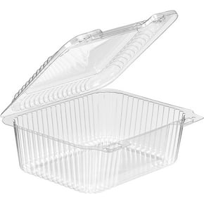 Hinged Lid Plastic Containers