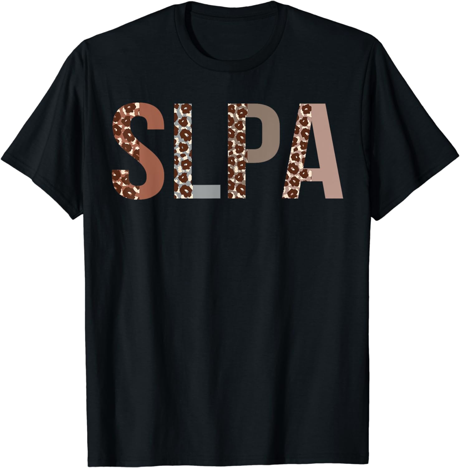 SLPA Leopard Appreciation Funny Apparel For Women For Work T-Shirt ...