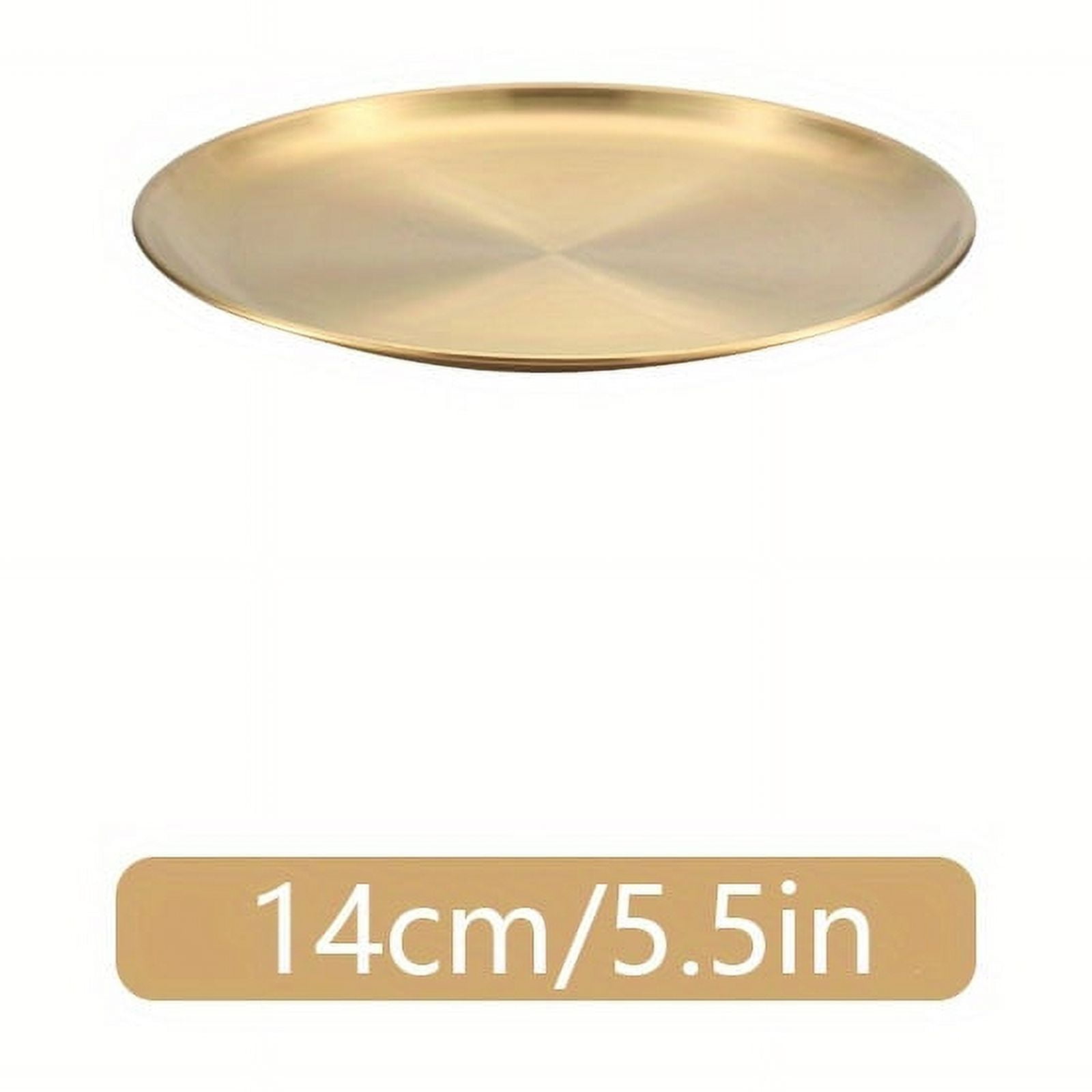 SLPJZLW 1 Piece Stainless Steel Plate - Durable Versatile and Easy-to ...