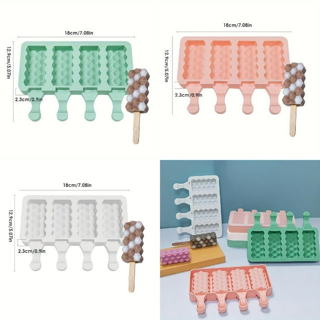 SLPJZLW 1pc Popsicle Mold Creative Popsicle Mold Silicone Popsicle Mold ...