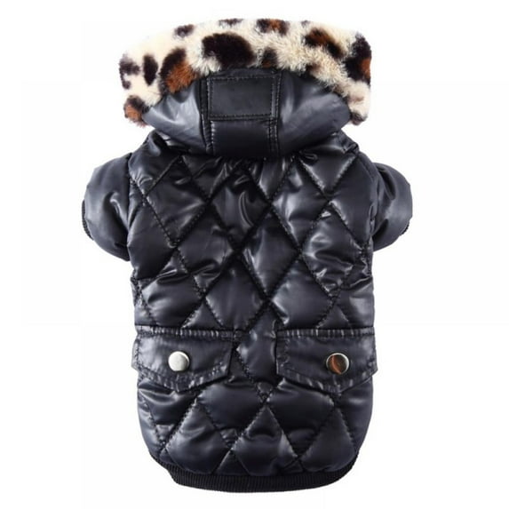 SLPUSH Dog Faux Pockets Hooded Jacket Warm Winter Coat Snowsuit for ...