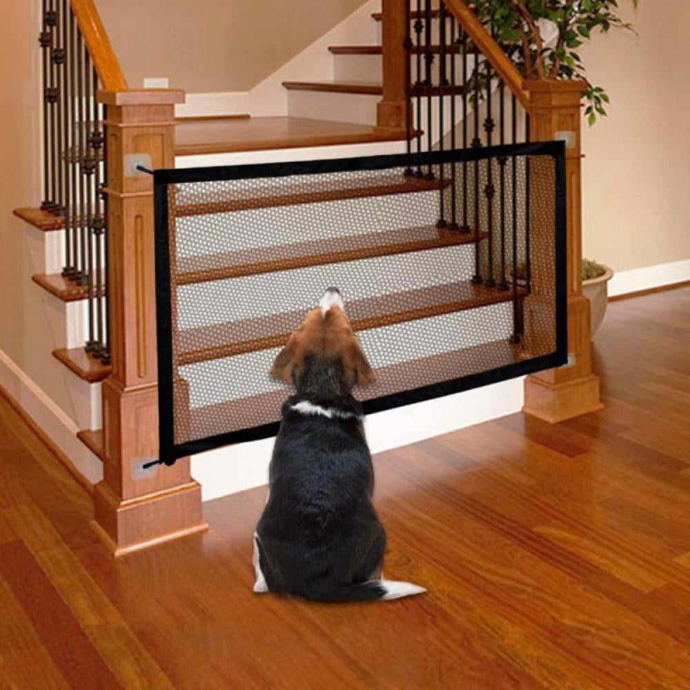SLPUSH Dog Gate Mesh Pet Fence For Indoor And Outdoor Safe Pet Dogs ...