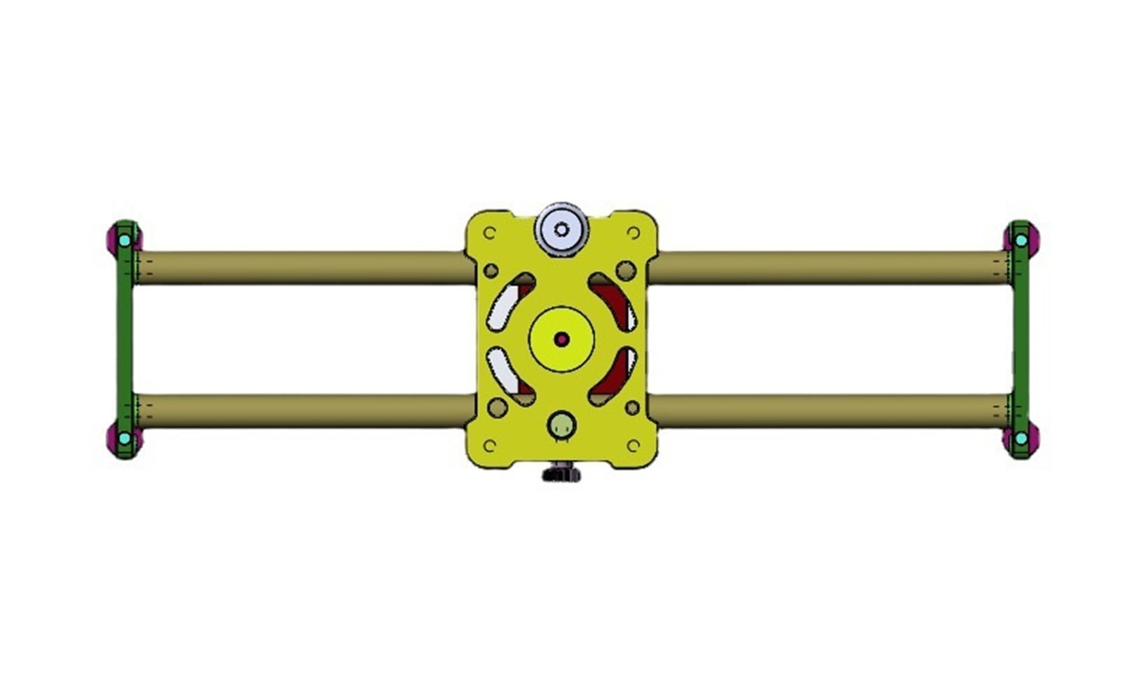 SLR Camera Camera Carbon Fiber Tube Slide Portable Damping 40cm Track ...