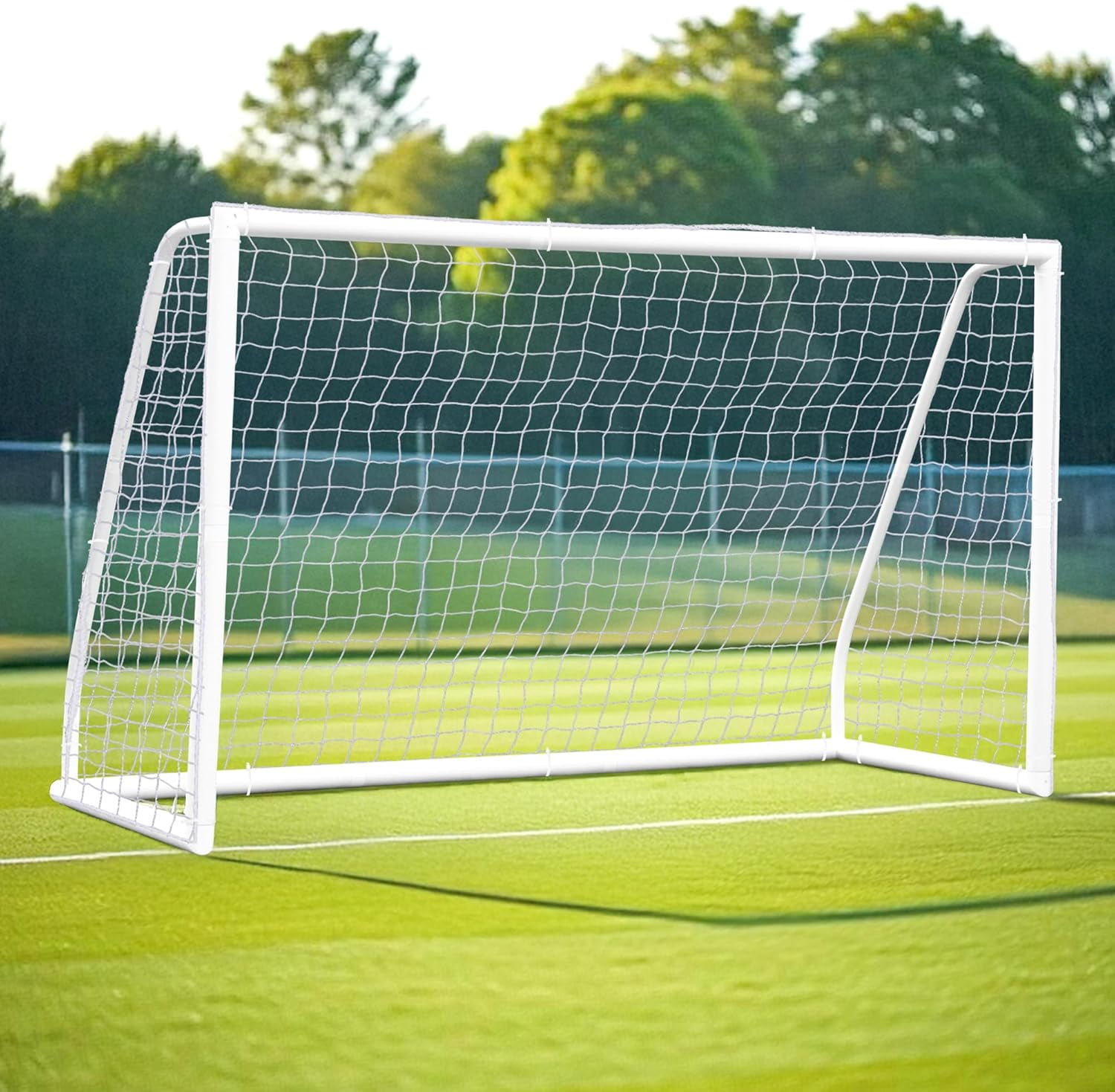 SLSRFD Portable Soccer Goal for Backyard,12x6 / 10x6.5 / 8x5 ft Kids ...