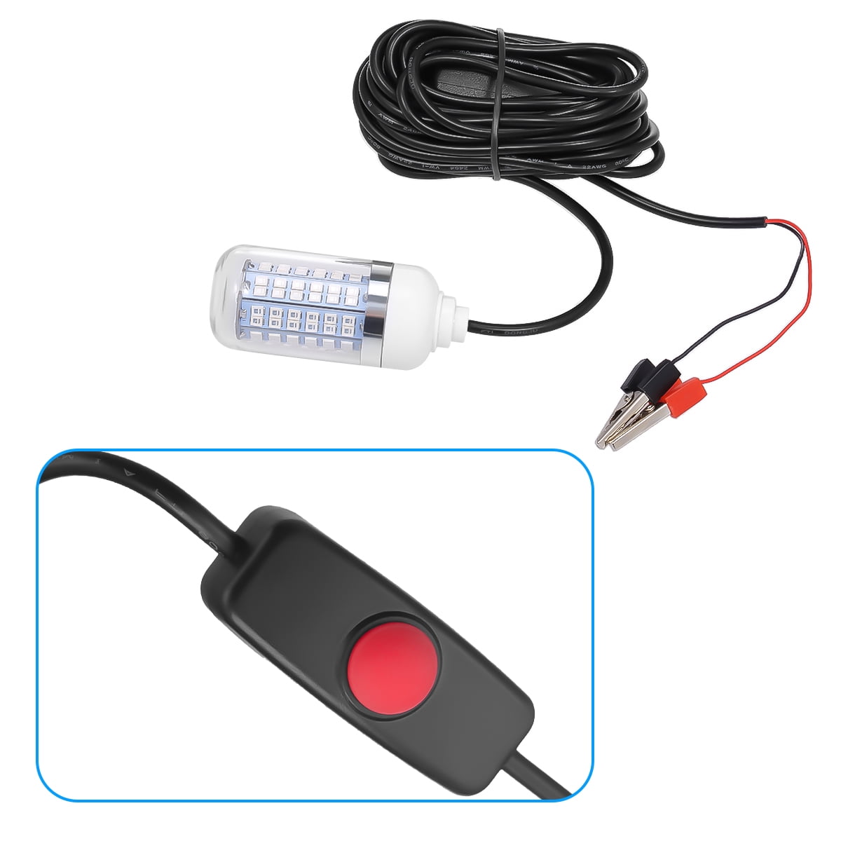 SLTG2020 108 LED Underwater Submersible Fishing Green Light Night ...