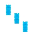 SLUOHZXI 3PCS No Water Required Blue Ice Box, Reusable Cooling Ice ...
