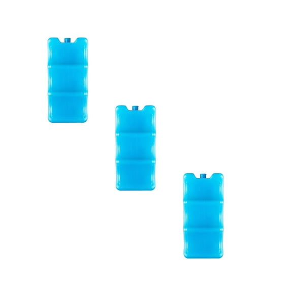 SLUOHZXI 3PCS No Water Required Blue Ice Box, Reusable Cooling Ice ...