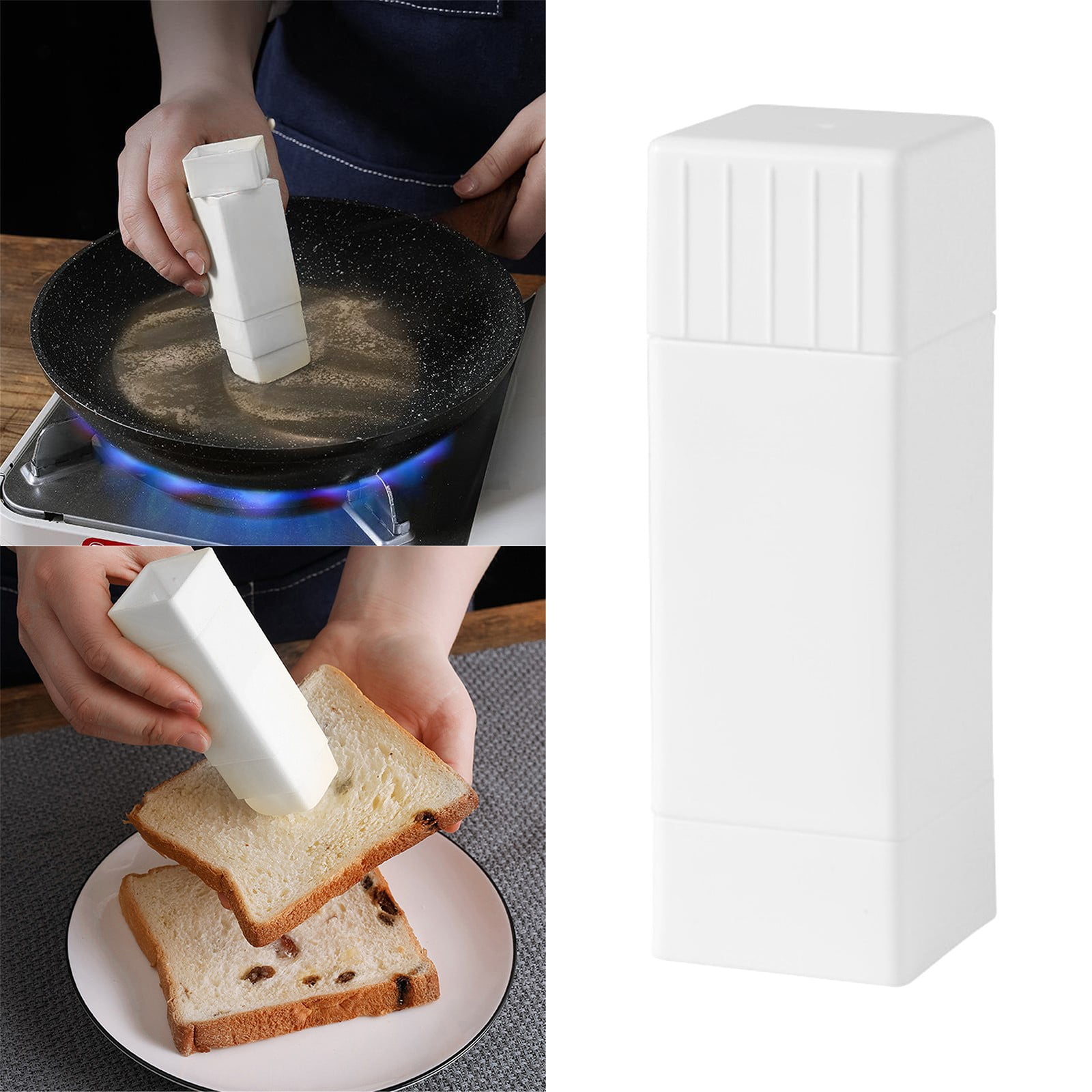 SLUOHZXI Butter Dispenser with Lid, Adjustable Dosage Control ...