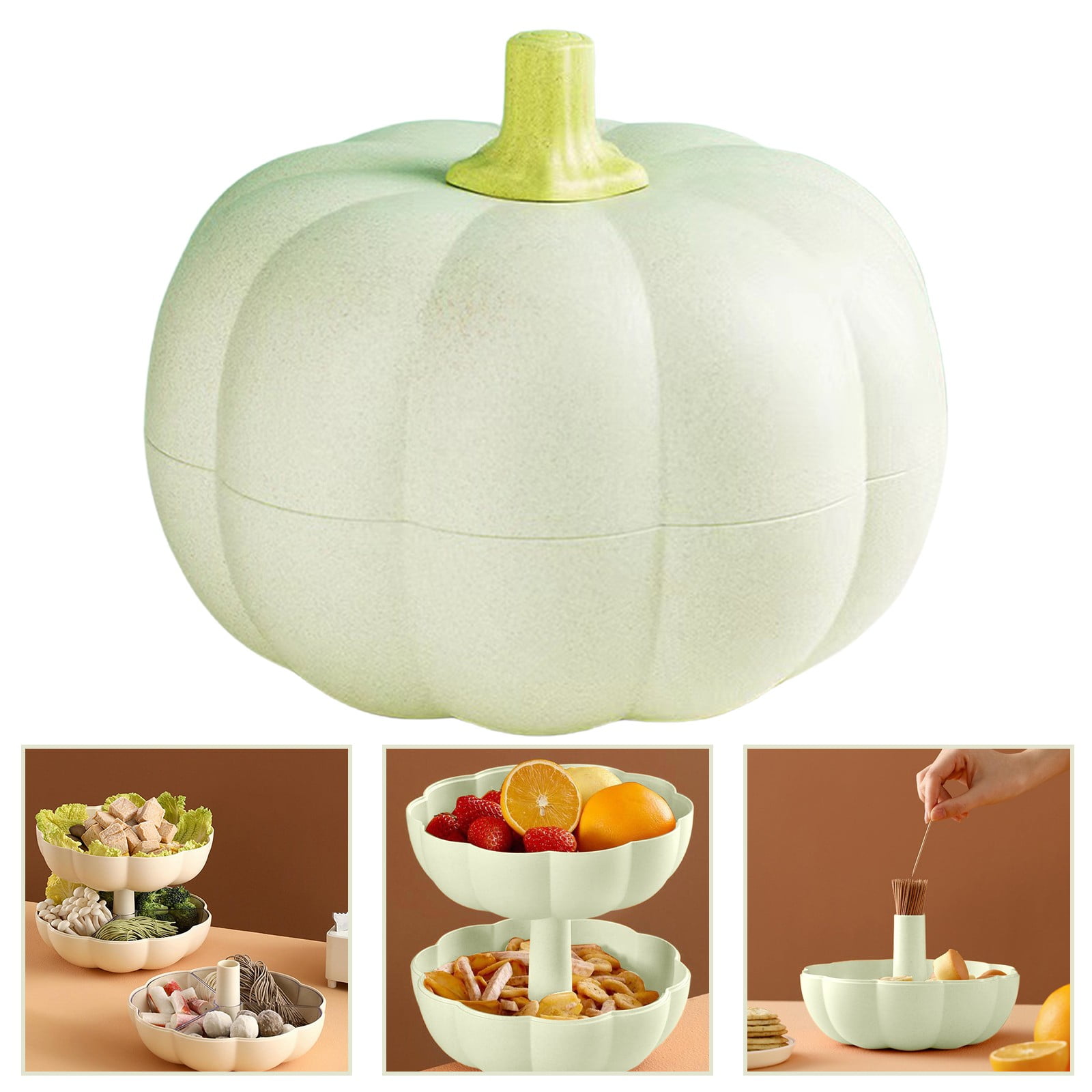SLUOHZXI Halloween Pumpkin Snackle Box Container Halloween Decorations ...