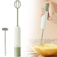 SLUOHZXI Powerful Milk Frother Wand - Mini Handheld Milk Frother with ...