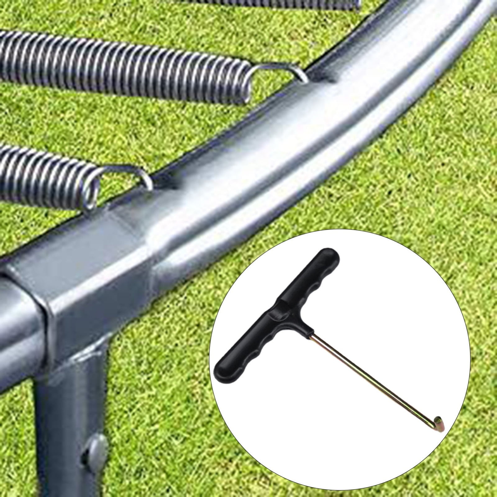SLUOHZXI Trampoline Spring Pull Tool Adjustment T-Hook Spring Pull Kit ...